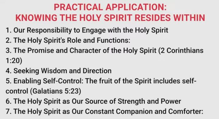 Understanding the Holy Spirit – Givin H.O.P.E. Ministry of Evangelism
